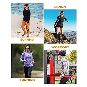 NAVISKIN Women's UPF 50+ Sun Protection Long Sleeve Shirts Rash Guard Shirts Quick Dry Lightweight Hiking Shirts White Size L