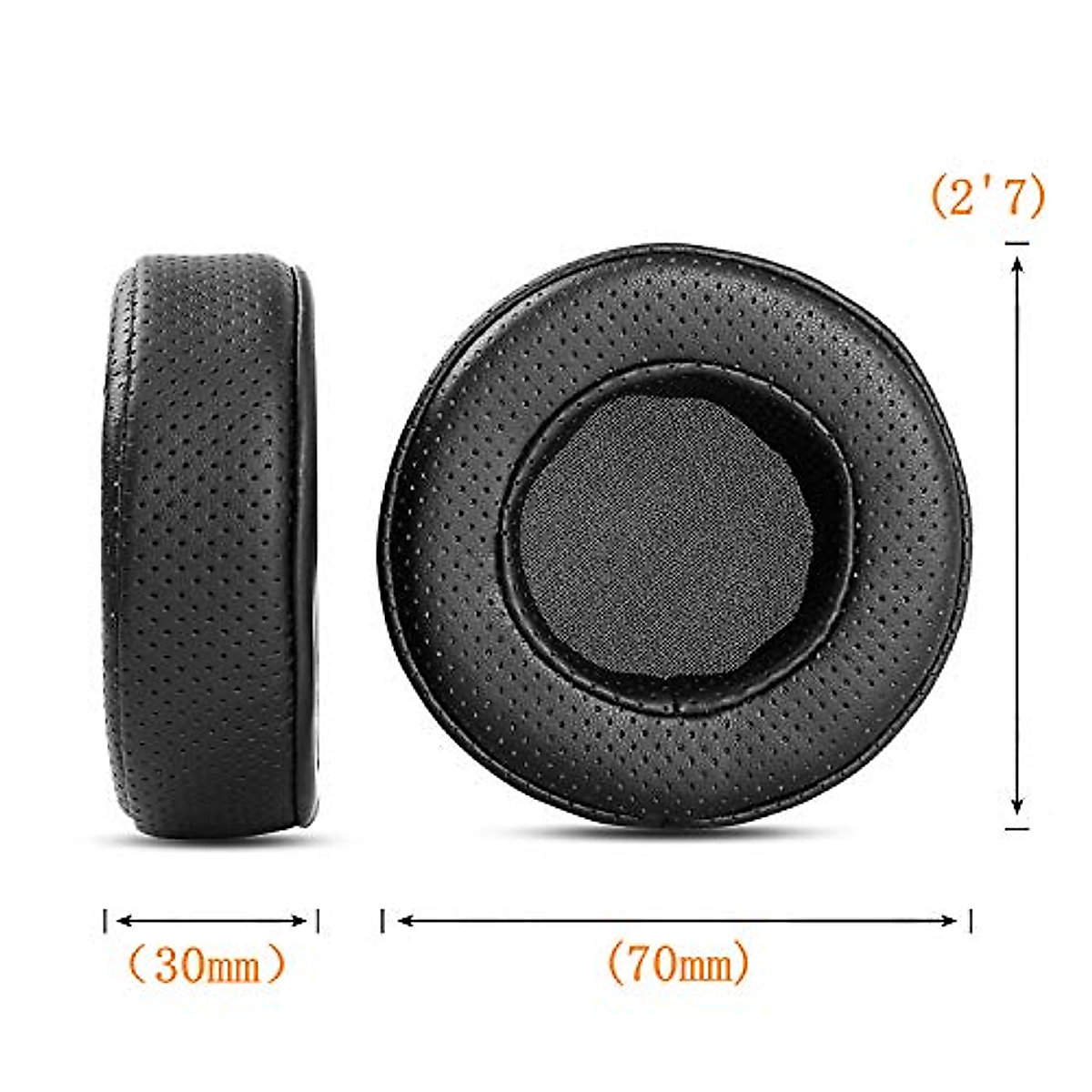 Upgrade Replacement Earpads Compatible with Skullcandy Uproar Wireless Headset with Perforated Memory Foam Cushions