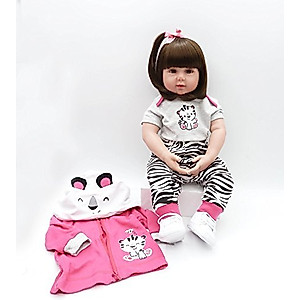 PURSUEBABY Toddler Reborn Baby Dolls Girls Soft Body 20 inch (Amy)…