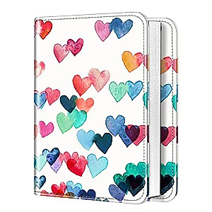 Fintie Mini Photo Album for 3-Inch Film - 104 Pockets Album for Fujifilm Instax Mini 11/12/40/EVO Instant Camera & Mini Link 2 Printer, Raining Hearts