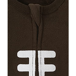 The Children's Place child Family Matching Christmas Holiday Pajamas Sets, Snug Fit 100% Cotton, Big Kid, Toddler, Football Fam & Toddler - Zip Sleeper 9-12 Months