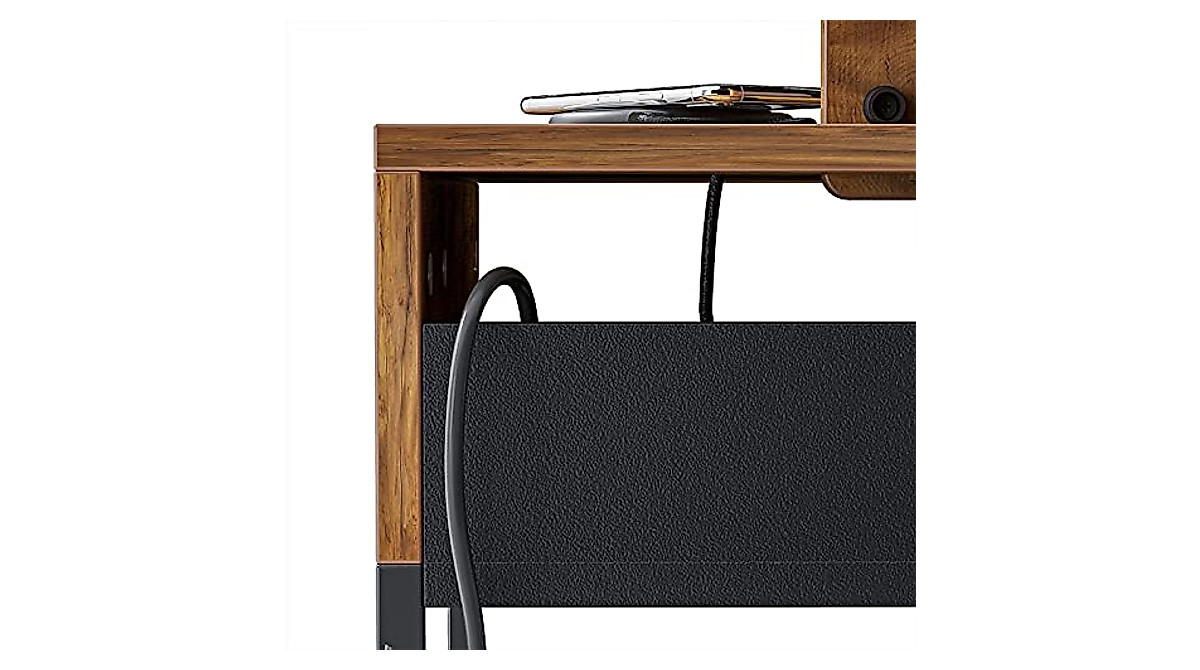 CubiCubi Side Table: Rustic, Functional & Stylish