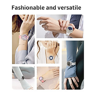 Seiconer Stylish White Smart Watch Women,Digital Sports Fitness Tracker,Heart Rate Blood Pressure Monitor, Bluetooth Call & Text,Waterproof, Personal Assistant Watches(Silver)