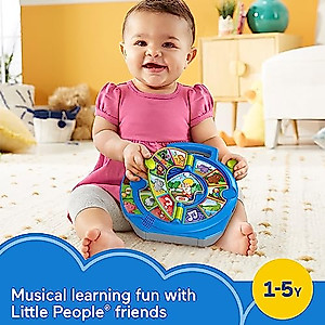 Fisher-Price Little People Toddler Learning Toy World of Animals See ‘N Say with Music and Sounds for Ages 18+ Months
