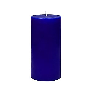 Zest Candle CPZ-088 Candle, Blue Size: 3" Diameter x 6" H