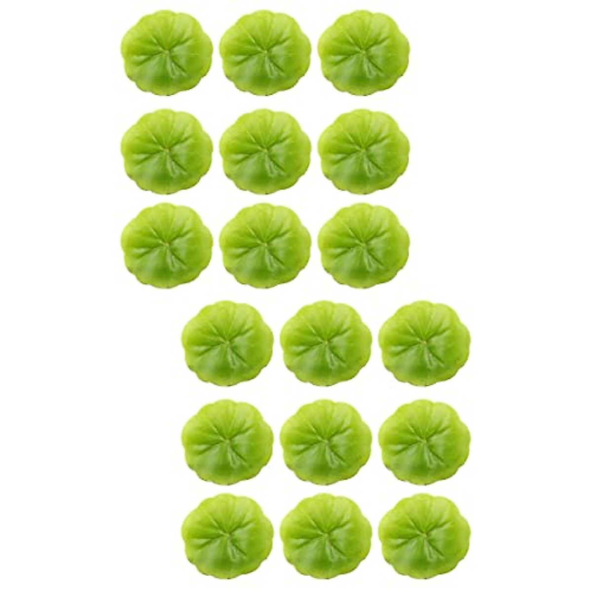 PRETYZOOM 60PCS Mini Artificial Floating Foam Lotus Leaves Lily Pads Artificial Foliage Pond Decor for Pond Pool Home Aquarium Decoration (2.36")