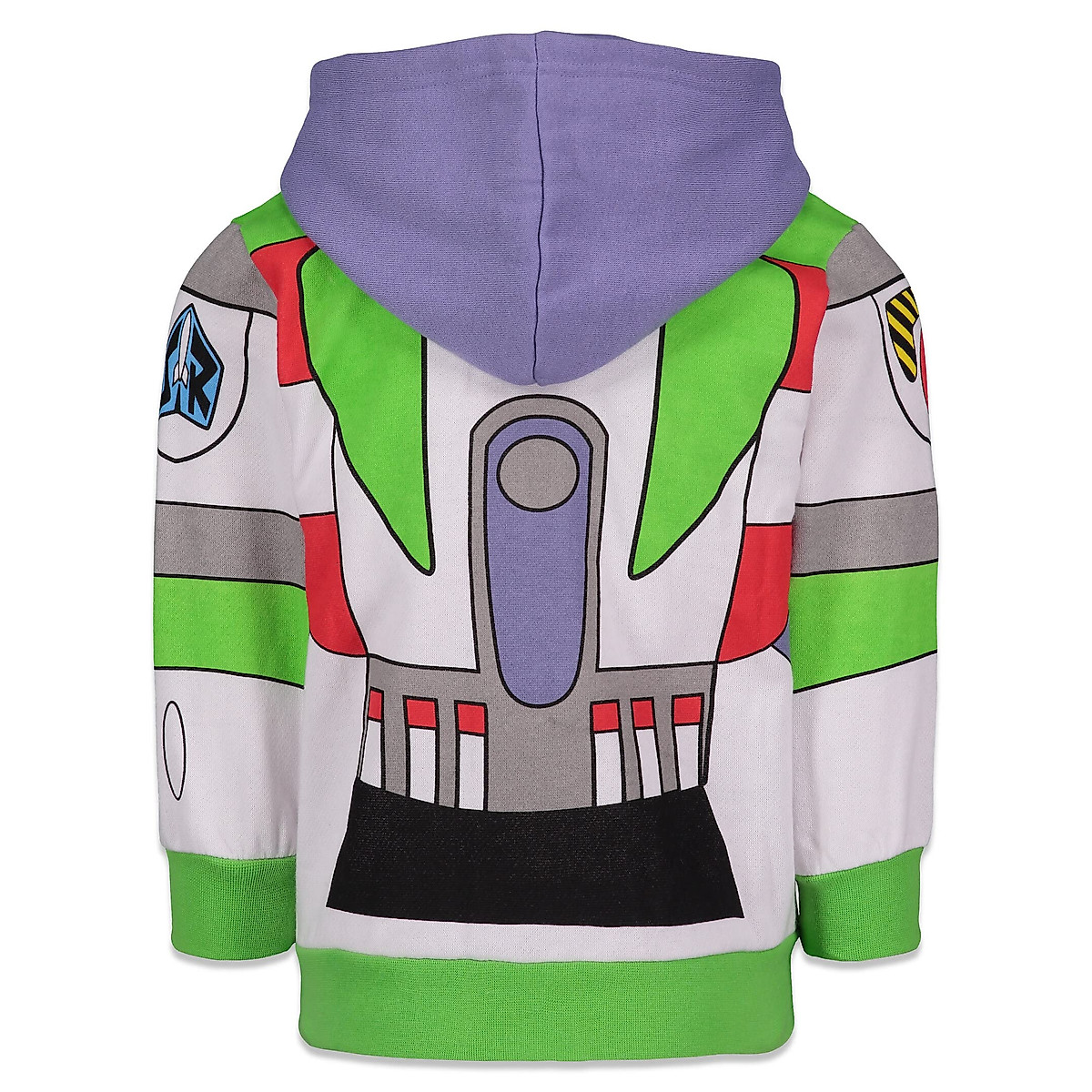 Disney Pixar Toy Story Buzz Lightyear Little Boys Fleece Zip Up Hoodie Green 6