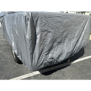 CarsCover Ford F250 F350 F450 Crew Cab 8ft Long Bed Box Premium Truck Car Cover Ironshield Leatherette All Weatherproof 100% Block Sun, Rain, Dust (Crew Cab 8ft Long Bed)