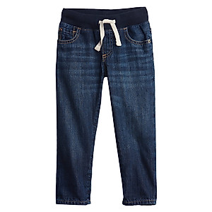 GAP Baby Boys Pull-on Slim Jeans, Fall Acorn, 18-24 Months US
