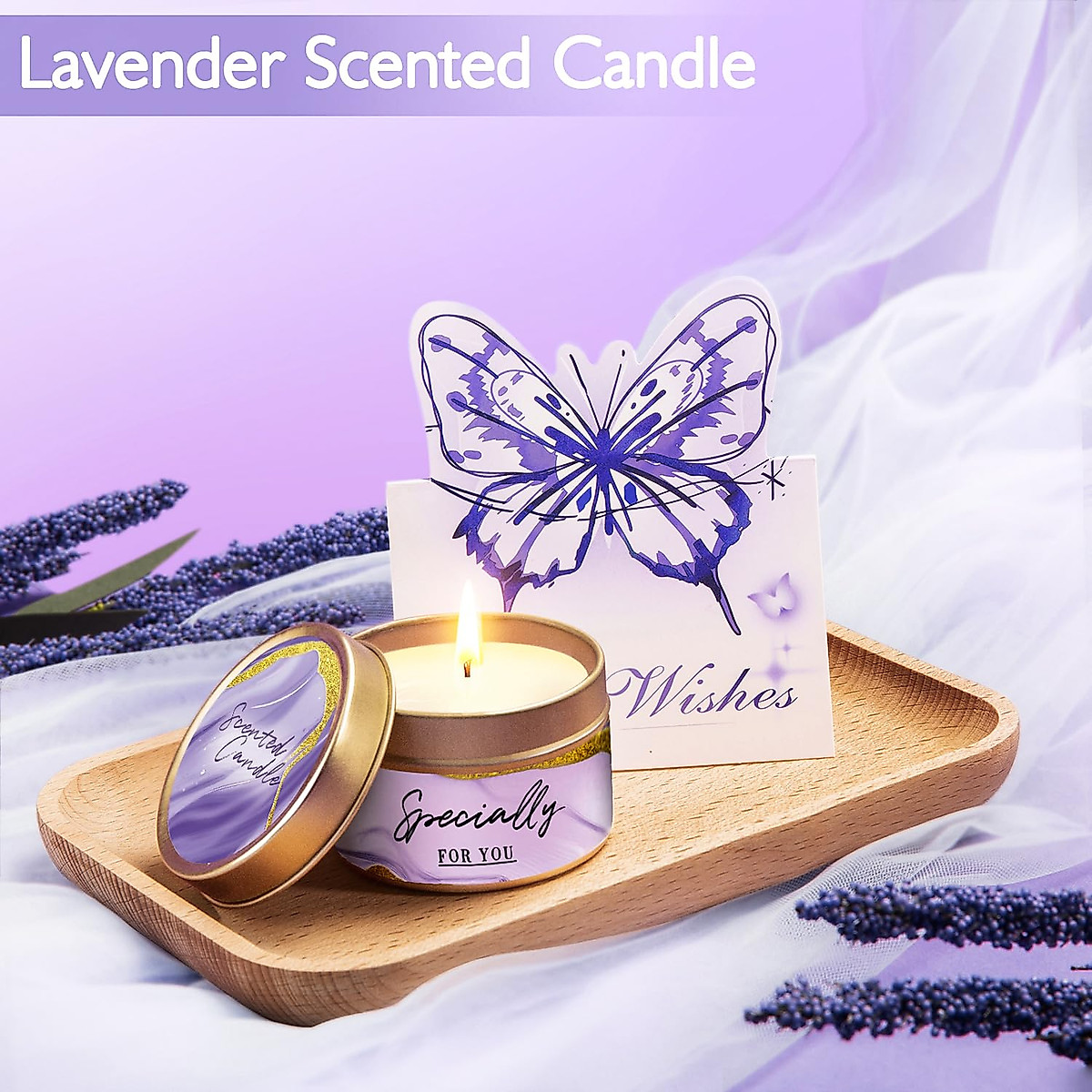 Gifts for Women, Birthday Gifts for Women, Happy Birthday Gifts Basket for Women,Lavender Relaxing Spa Gifts Basket for Best Friends Female Women Sister Mom Wife Her Girlfriend Coworker Hanukkah
