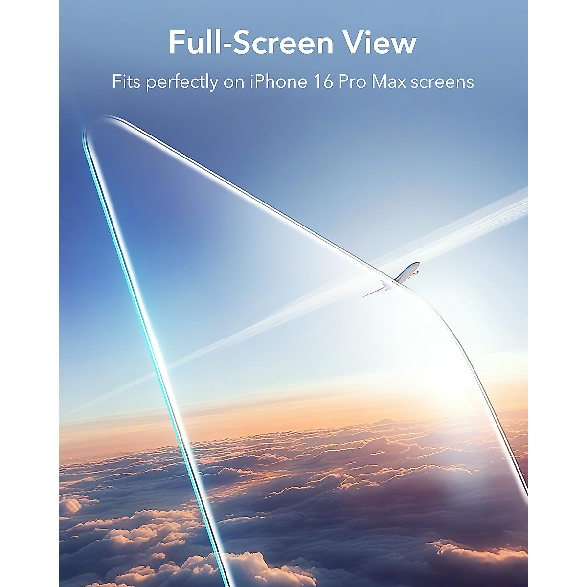 ESR 3 Pack for iPhone 16 Pro Max Screen Protector, [9H Hardness] [Military Grade Shatterproof] Tempered Glass Film with Flawless Fit Tray, HD Clear, Scratch Resistant