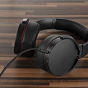 GEEKRIA Audio Cable Compatible with Sony WH-1000XM5 1000XM4 1000XM3 XB910N XB900N CH710N WH-CH520 WH-CH720N WH-910N Cable, 3.5mm Aux Replacement Stereo Cord (4 ft / 1.2 m)