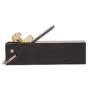Mini Wood Planer, 3 inch Wood Hand Planer Ebony Woodworking Plane for Planing Surface Smoothing & Flat Bottom Trimming Wood Perfect for Carpenter DIY Wood Cutting Tool