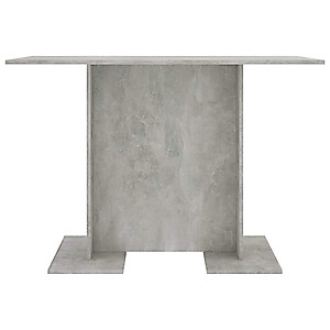 YPWRENH Console Tables Cocktail Table Dining Table Concrete Gray 43.3"x23.6"x29.5" Engineered Wood for Dining Room, Kitchen or Living Room