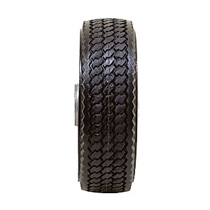 Marathon 6x2" Flat Free, Hand Truck / All Purpose Utility Tire on Wheel, 2.375" Centered Hub, 1/2" Bearings