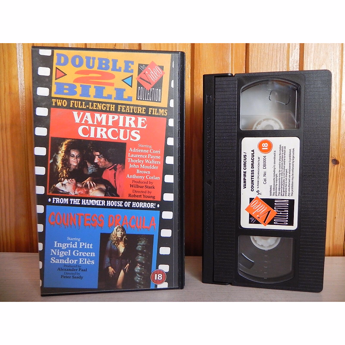 Vampire Circus - Countess Dracula - Double 2 Bill - Cert (18) - Pal VHS
