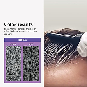 Just for Men Hair Color - Touch of Gray, Black-Gray. 3 Pack