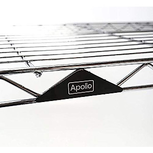 Apollo Hardware Chrome 5-Shelf Wire Shelving 24"x14"x60" (Chrome)