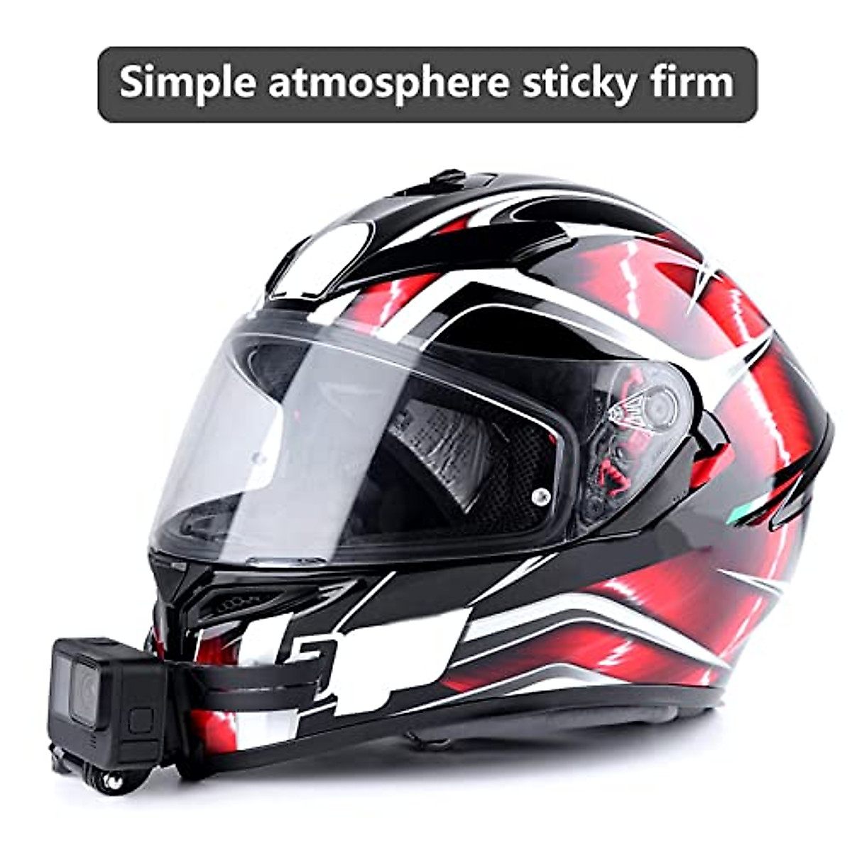 Helmet Chin Mount Motorcycle Helmet Strap Bracket Sports Camera Riding Fixing Accessory for 9/8/7/6/5 Helmet Chin Mount Action Camera Accessories