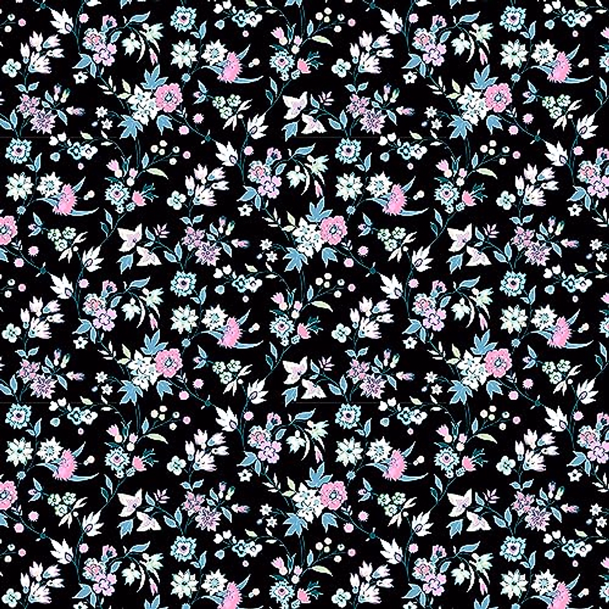 Vera Bradley Women's Cotton Deluxe Zip Id Case Wallet With Rfid Protection, Botanical Ditsy, One Size