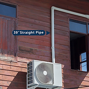 Pearwow 4" W 16.5Ft L Mini Split Line Set Cover Kit, Decorative Tubing Cover for Ductless Mini Split AC,Heat Pumps Systems,Air Conditioner Accesories