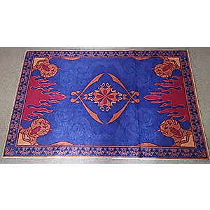 Aladdin Rug, Aladdin, Magic Carpet, Fantastic Rug, Living Room Rug, Kids Room Rug, Ethnic Rug, Minimalist,Custom Rug, Floor Rug, Area Rug p387 (1.6x1.9 feet-50x60cm), 1.6x1.9 feet-50x60cm(MatSize)