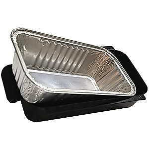 BBQ Future 20-Pack Aluminum Foil BBQ Grease Grill Drip Pans Replacement for Char-Broil 9328812P06, 7" L x3.5 W x1.5 D