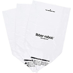 Litter-Robot Waste Drawer Liners by Whisker, 50 Pack - Litter Box Liner Bags, Custom Fit for Litter-Robot, 9-11 Gallons of Capacity