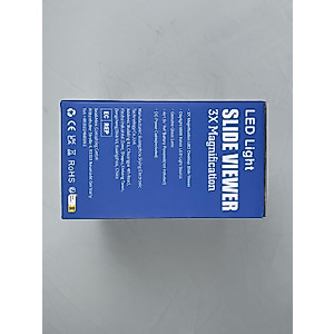 35mm Slide Viewer, Film Negative and Slide Viewer with 3X Magnification and LED Lighted Illuminated Viewing, USB Powered