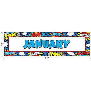 Teacher Created Resources Superhero Monthly Headliners (5590)