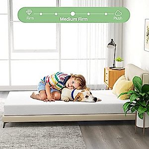 wOod-it Twin Mattress, 6 inch Twin Size Memory Foam Mattresses in a Box Cooling Gel Mattress for Kids Bunk Trundle Bed Daybed, Medium Firm(2 Pack)
