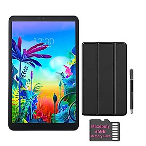 LG G Pad 5 10.1-inch (1920x1200) 4GB LTE Unlock Tablet, Qualcomm MSM8996 Snapdragon Processor, 4GB RAM, 32GB Storage, Bluetooth, Fingerprint Sensor, Android 9.0