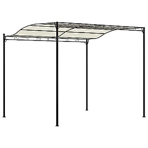 Gazebo Fabric,Camping Gazebo,Deck Gazebo,Outdoor Canopy,Garden Gazebo,Fruit Stand Gazebo,Patio Gazebo,Hardtop Gazebo,for Barbeque, Patio,Deck,Garden Party,Cream White