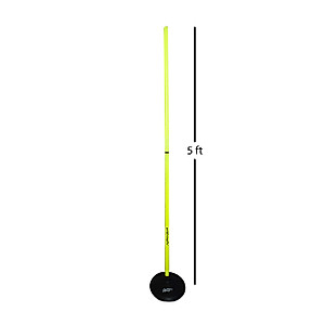Gear FC Speed and Agility Turf Training Poles (Yellow)