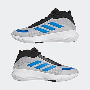 adidas Unisex Bounce Legends Sneaker, Grey/Bright Royal/Core Black, 8 US Men