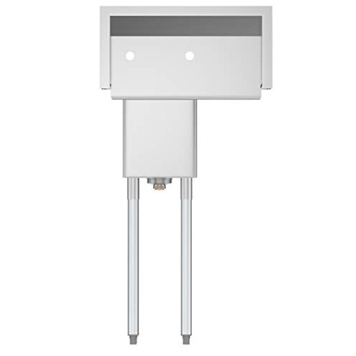 KoolMore 1 Compartment Stainless Steel Commercial Kitchen Prep & Utility Sink with Drainboard - Bowl Size 10" x 14" X 10"