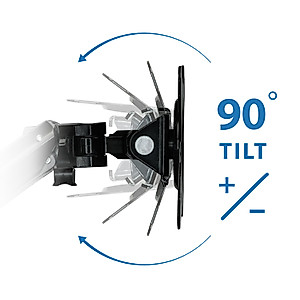 Mount-It! MI-4PC313G Triple Desk Monitor Mount, Gray