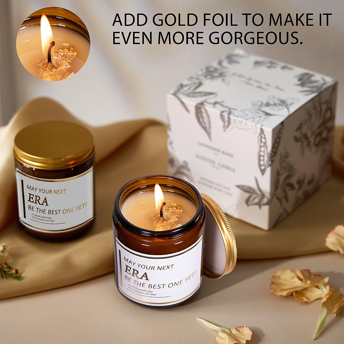 Music Lover Birthday Gift,May This Be Your Best Era Scented Candle, Music Fans Celebration Decor Accessories,9oz Pure Soy Wax Handcrafted, Lavender Scent.