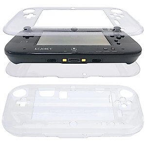 Clear Crystal Hard Skin Case Cover for Nintendo Wii U Gamepad Remote Controller Scratch-resistant Protective Cover Controller Protection