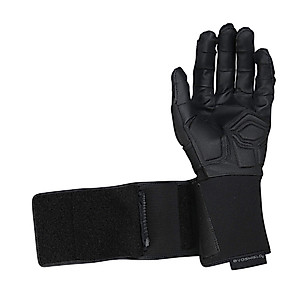 EvoShield Trench Lineman Adult Gloves - Black, Small