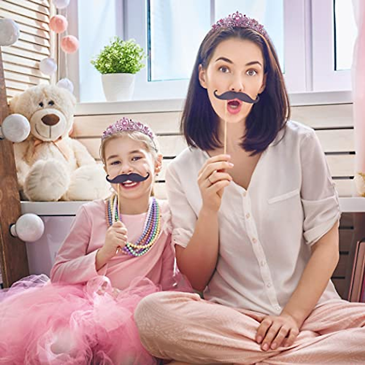 AOPRIE Purple Tiaras and Crowns for Women Girls Princess Crystal Crown with Combs Women's Headbands Bridal Wedding Prom Birthday Party Headbands for Women Pink Silver