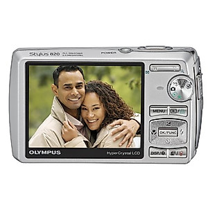 Olympus Stylus 820 8MP Digital Camera with 5x Optical Zoom (Silver)