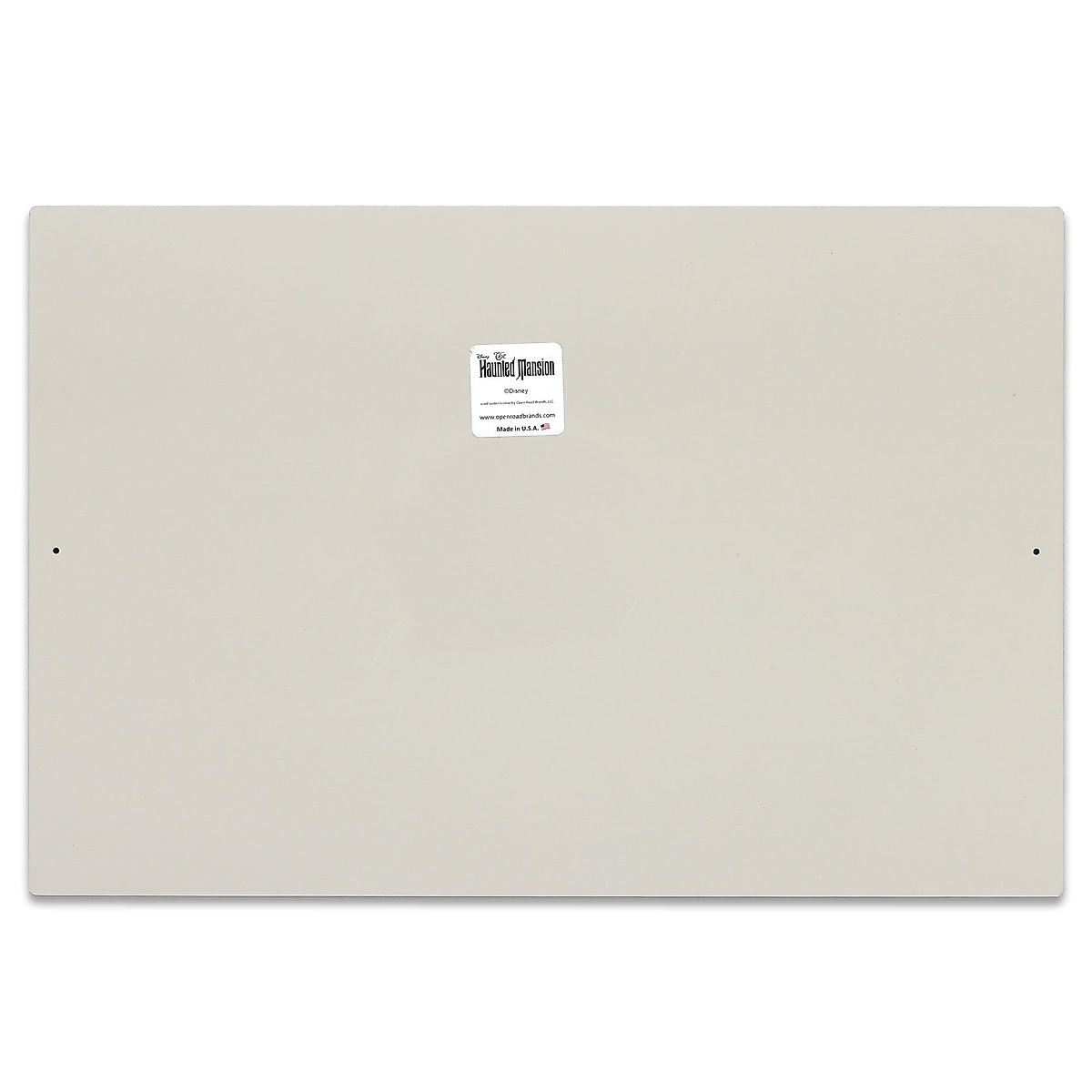 Disney Haunted Mansion Hitchhiking Ghosts Welcome Foolish Mortals Metal Sign - Fun Hitchhiking Ghosts Sign for Halloween Decor