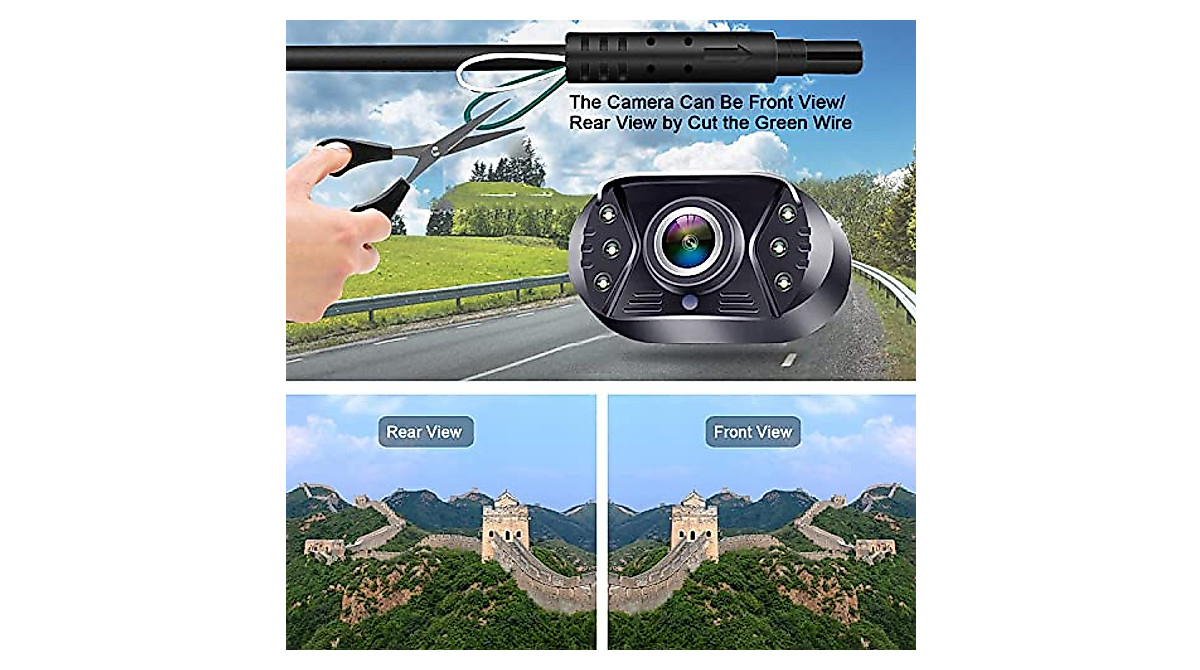 Yakry HD 1080P Backup Camera Kit for Cars and Trucks | Easy DIY Install
