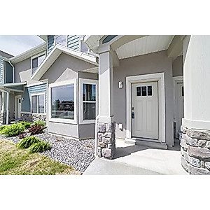 Lithonia Lighting OVWP LED 40K 120 PE DDB M4 Outdoor OVWP LED Dusk-to-Dawn Wall Sconce in Bronze, 14 Watts, 1240 Lumens