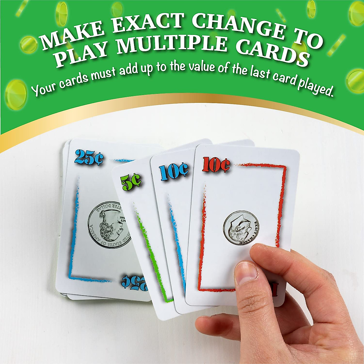 Exact Change Card Game - Educational Money Counting Game for Kids