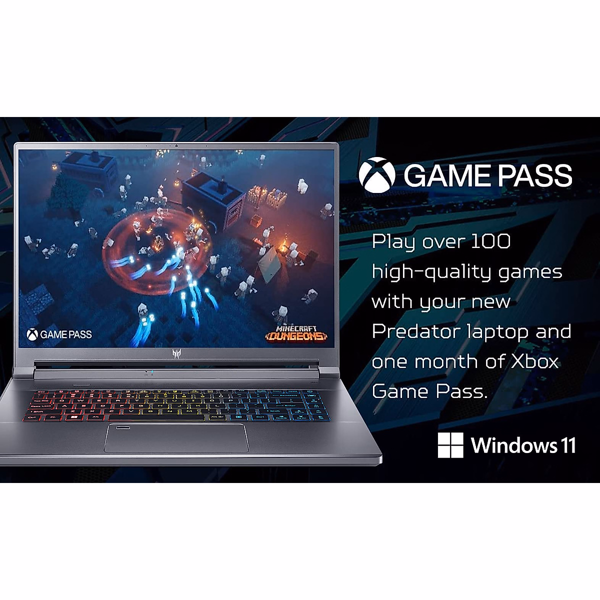 Acer Predator Triton 500 SE Gaming/Creator Laptop | 12th Gen Intel i9-12900H | GeForce RTX 3080 Ti | 16" WQXGA 240Hz G-SYNC Display | 32GB LPDDR5 | 1TB Gen 4x4 SSD | Killer Wi-Fi 6E | PT516-52s-99EL