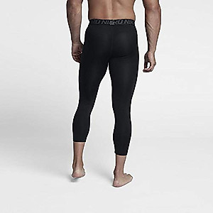 Nike Men's Pro 3qt Tight (Black/Anthracite/White, Medium)