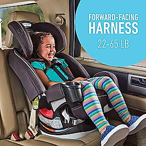 Graco Grows4Me 4 in 1 Car Seat, Infant to Toddler Car Seat with 4 Modes, West Point