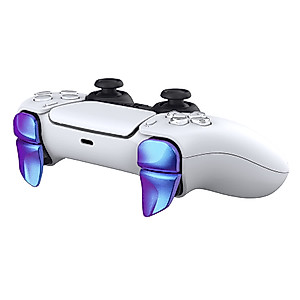 PlayVital Shoulder Buttons Extension Triggers for PS5 Controller, Bumper Extenders for PS5 Controller - Blue